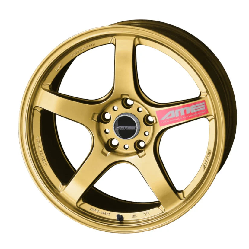 AME TRACER GTV Alloy Wheel 17x8.5 ET45 5x100 Gold