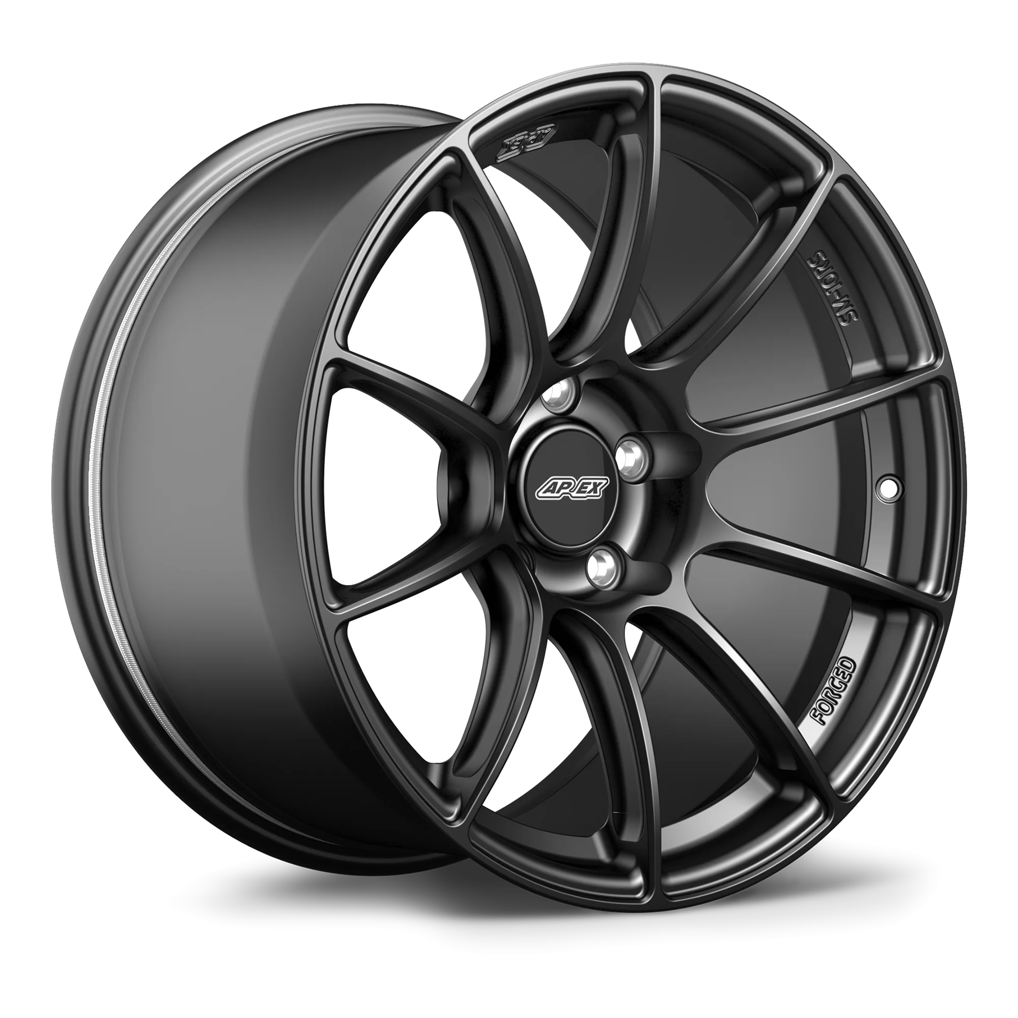 Apex SM-10RS Alloy Wheel 18x13 ET56 5x120.65 70.3mm CB Satin Black