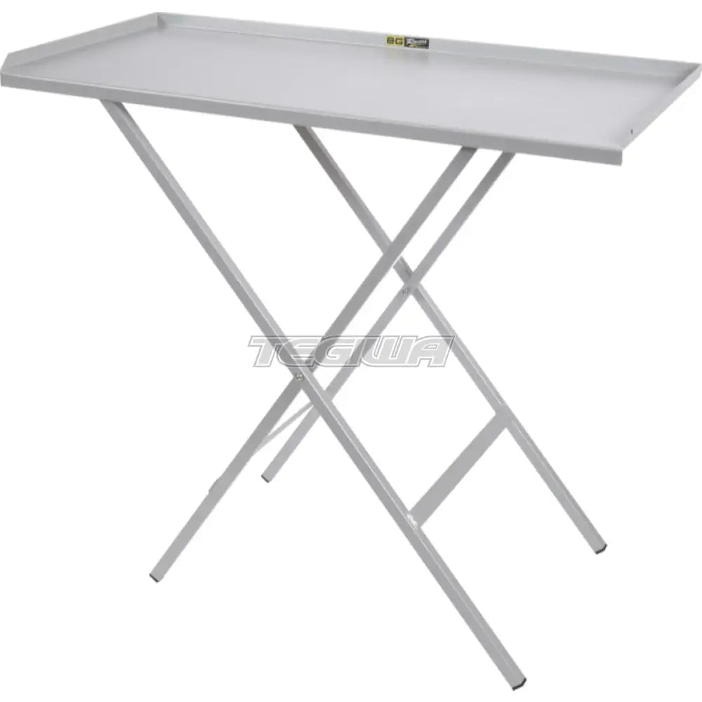 BG Racing Folding Paddock Table - Grey Powder Coated