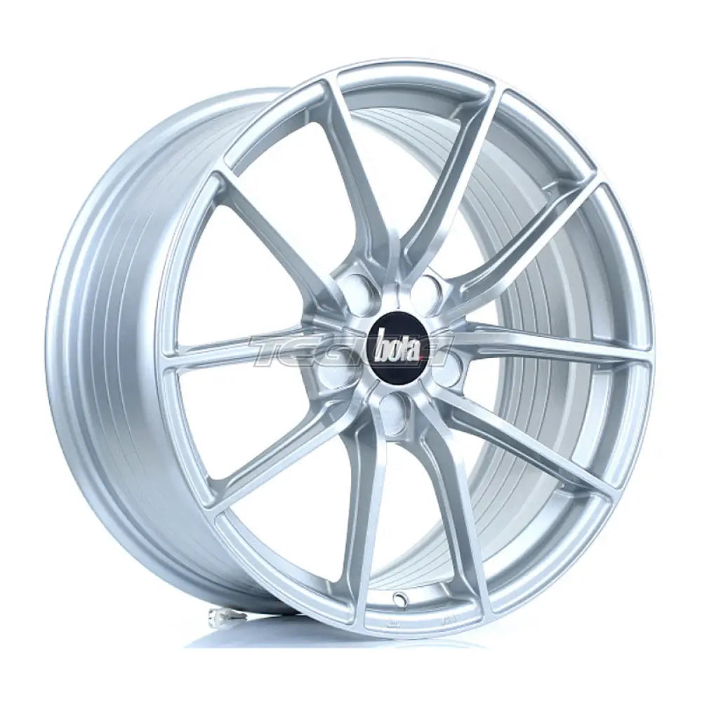 BOLA FLC Alloy Wheel 18x8.5 5x118 ET25 To 45 72.5mm CB Crystal Silver
