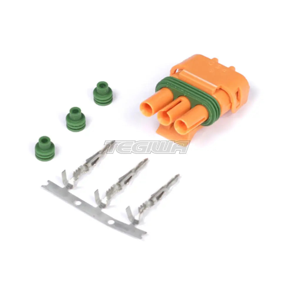 Haltech Plug And Pins - Delphi 3 Pin GM Style MAP Sensor Orange