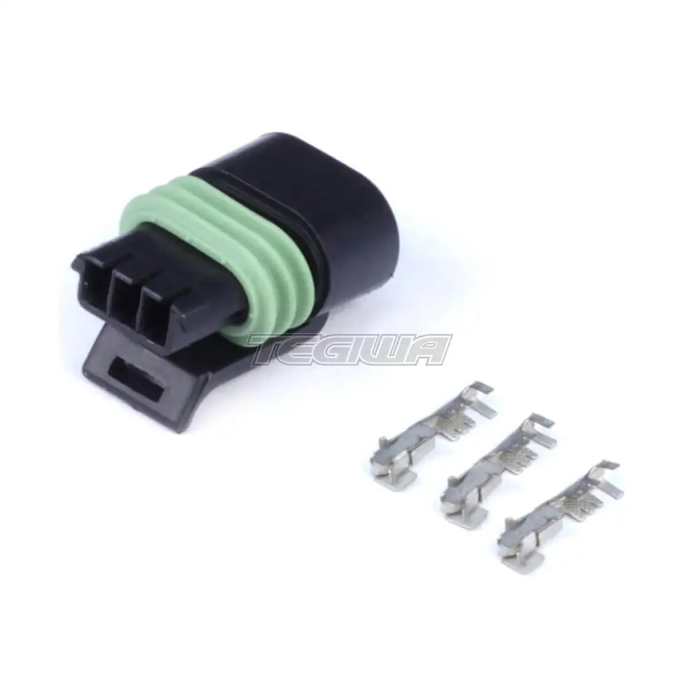 Haltech Plug And Pins - Delphi 3 Pin Single Row Flat Coil