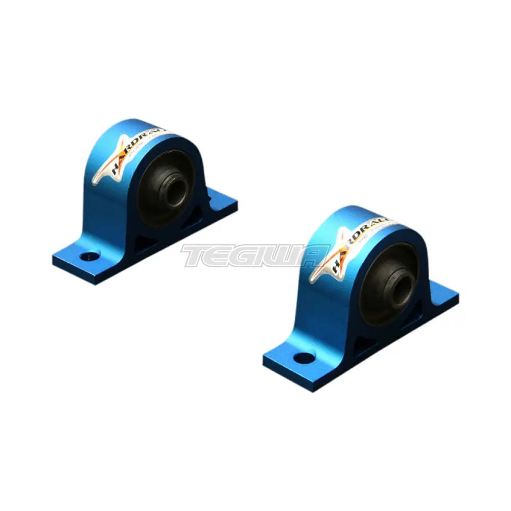 Hardrace Hardened Rubber Reinforced Rear Differential Mount 2Pc Set Ho