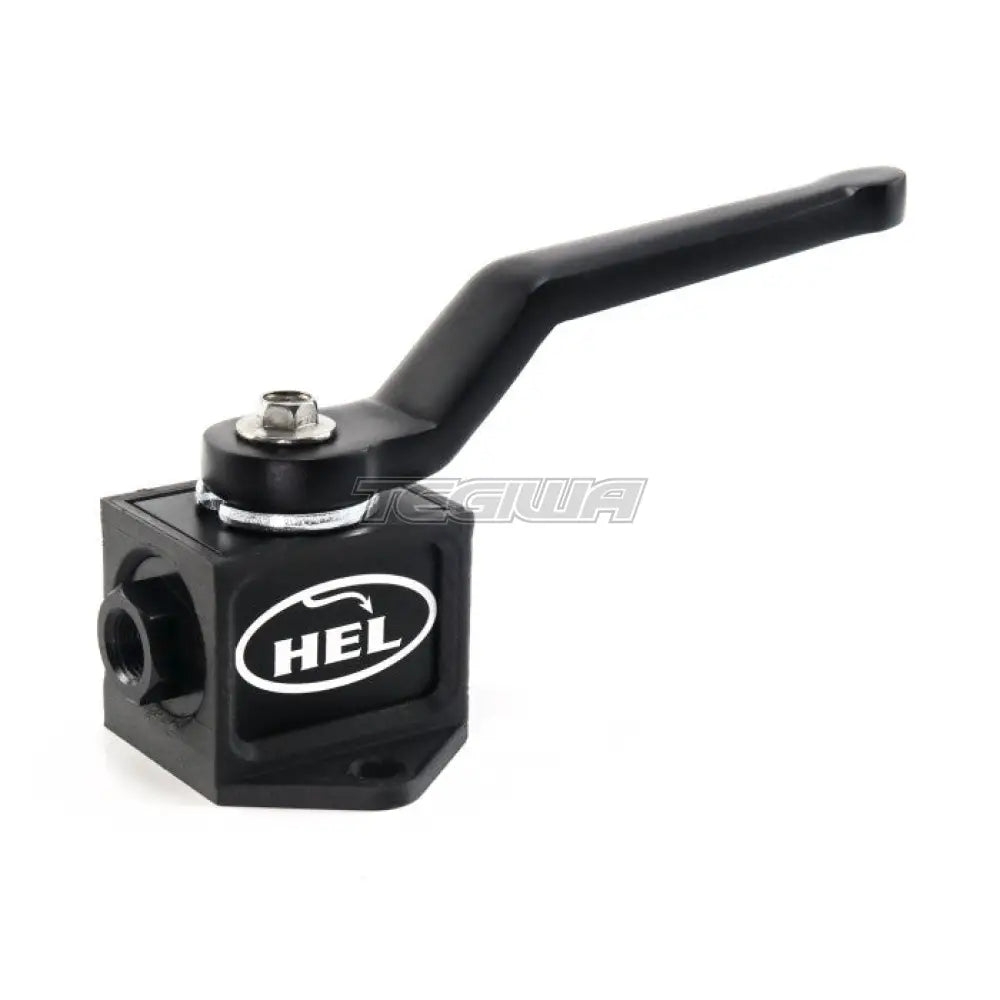 HEL Hydraulic Brake Line Lock 1/8" NPT Outlets And Lever Cage Bracket