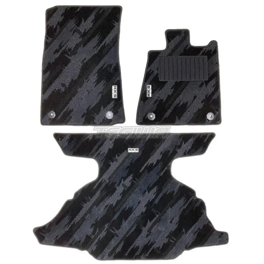 HKS Monotone Oil Splash Full Interior Mat Set Nissan Skyline R34
