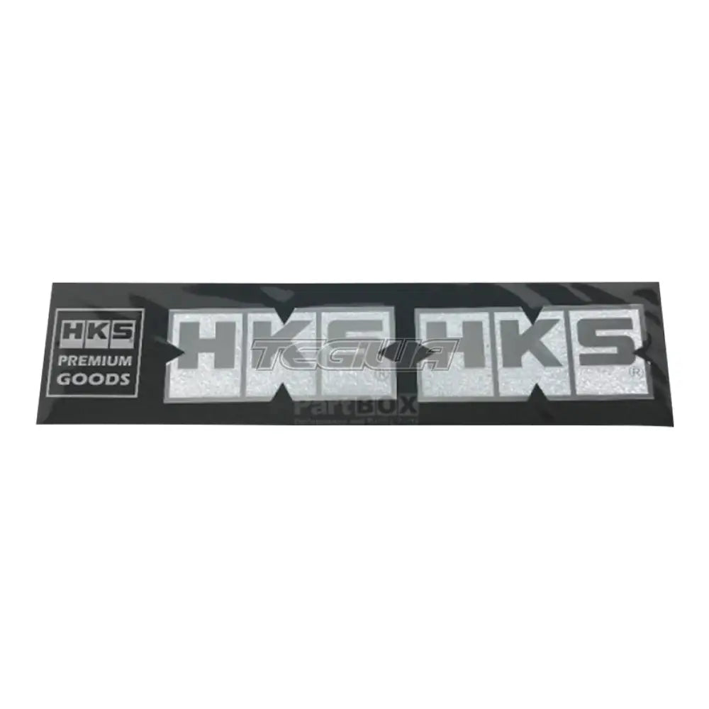 HKS Premium Goods Embossed Logo Sticker