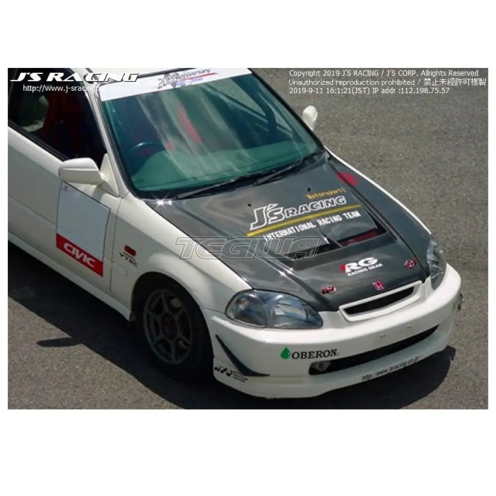 J's Racing Type-S Hood Honda Civic EK9