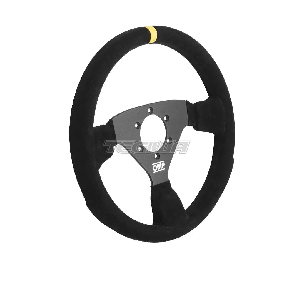 OMP 320mm Alu Rally Black Steering Wheel