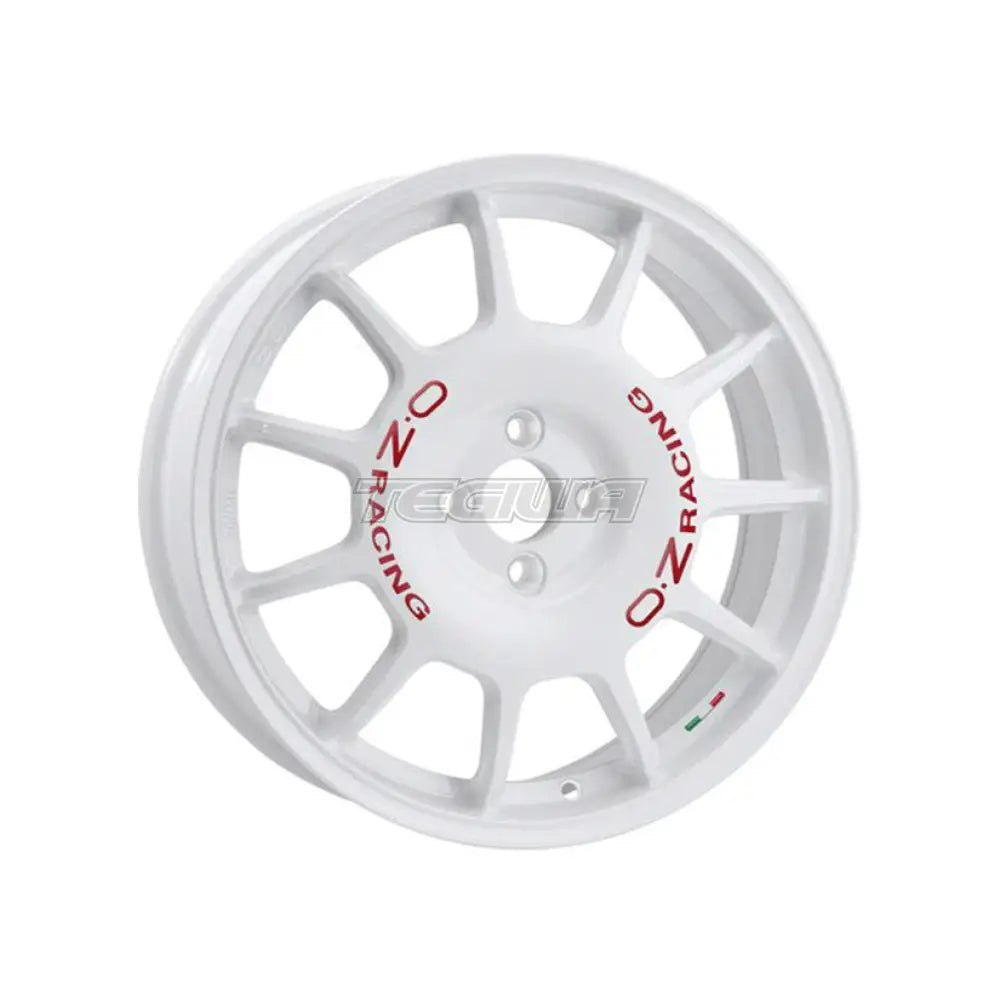 OZ Sport Leggenda Alloy Wheel 17x7 ET30 4x100 Race White Red Lettering