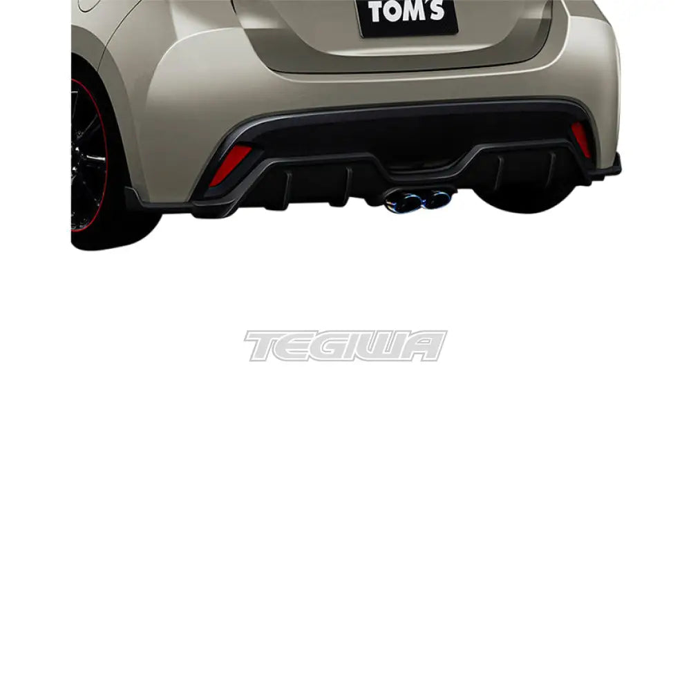 TOM'S Rear Under Diffuser - White Pearl Crystal Shine - 070 Toyota Yar